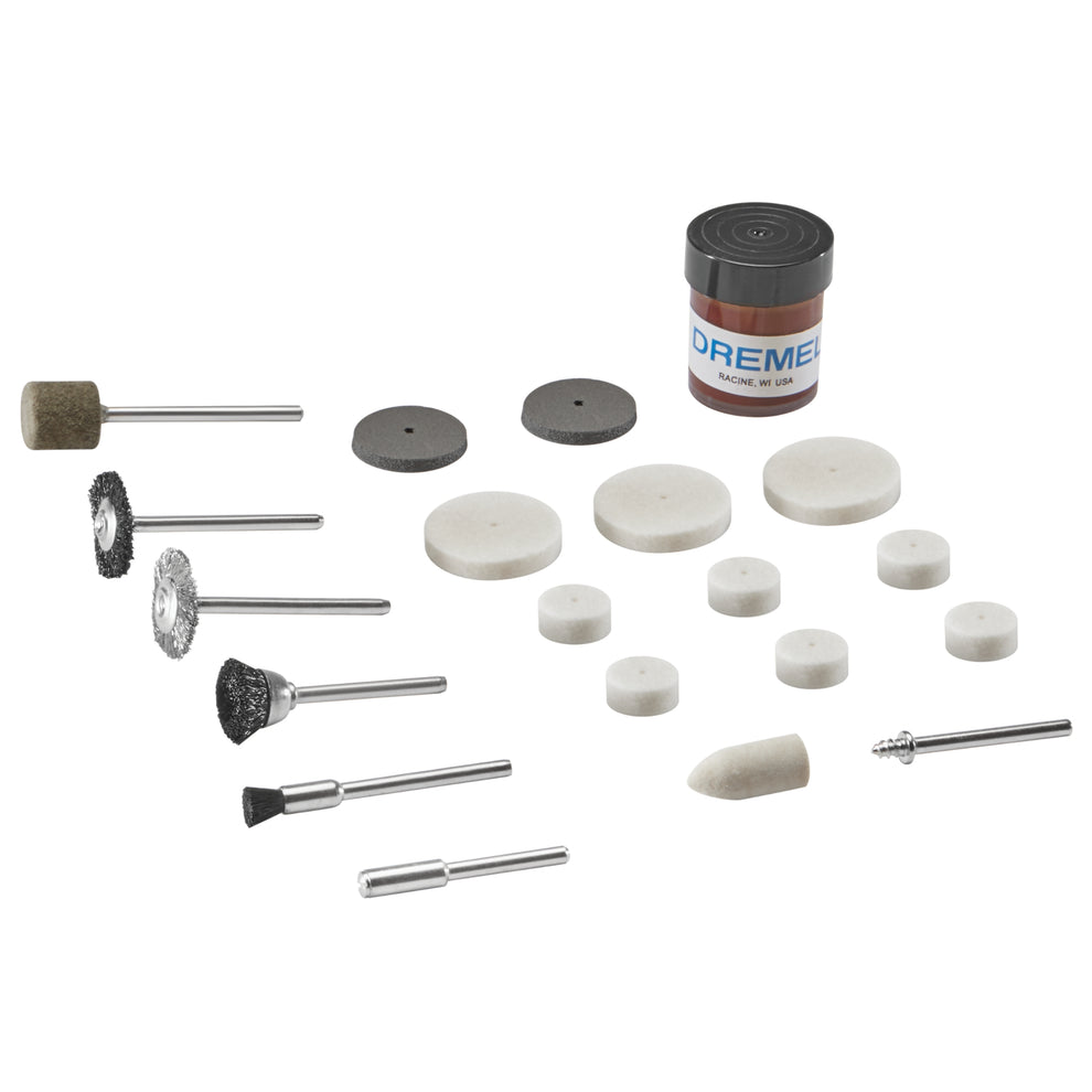 Dremel 726-01 20-Piece Cleaning/Polishing Accessory Micro Kit – dremel-us